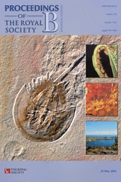 Volume 272 Issue 1567 | Proceedings B | The Royal Society