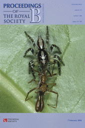 Volume 273 Issue 1584 | Proceedings B | The Royal Society