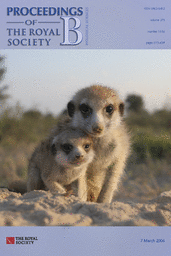 Volume 273 Issue 1586 | Proceedings B | The Royal Society