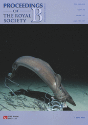 Volume 273 Issue 1592 | Proceedings B | The Royal Society