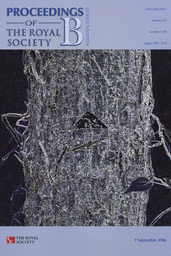 Volume 273 Issue 1598 | Proceedings B | The Royal Society