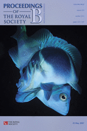Volume 274 Issue 1615 | Proceedings B | The Royal Society