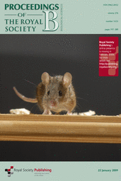 Volume 276 Issue 1655 | Proceedings B | The Royal Society