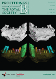 Volume 276 Issue 1671 | Proceedings B | The Royal Society