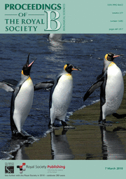 Volume 277 Issue 1682 | Proceedings B | The Royal Society