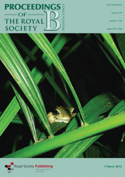 Volume 279 Issue 1730 | Proceedings B | The Royal Society