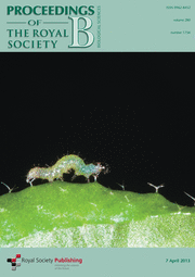 Volume 280 Issue 1756 | Proceedings B | The Royal Society