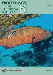 Volume 280 Issue 1761 | Proceedings B | The Royal Society