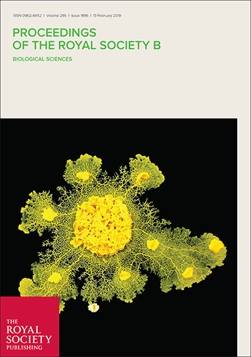 Volume 286 Issue 1896 | Proceedings B | The Royal Society