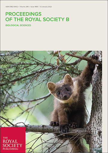 Volume 289 Issue 1966 | Proceedings B | The Royal Society