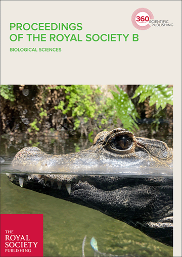 Volume 292 Issue 2043 | Proceedings B | The Royal Society