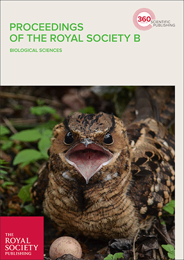 Volume 292 Issue 2047 | Proceedings B | The Royal Society