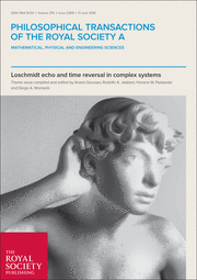Loschmidt echo and time reversal in complex systems | Philosophical ...