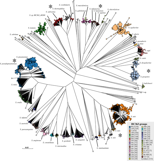 EnteroBase: hierarchical clustering of 100 000s of bacterial genomes ...