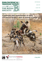 Wildlife tracking data management: a new vision | Philosophical ...