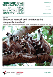 The social network and communicative complexity: preface to theme issue ...
