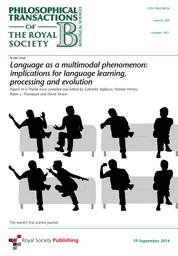 Two sources of meaning in infant communication: preceding action ...